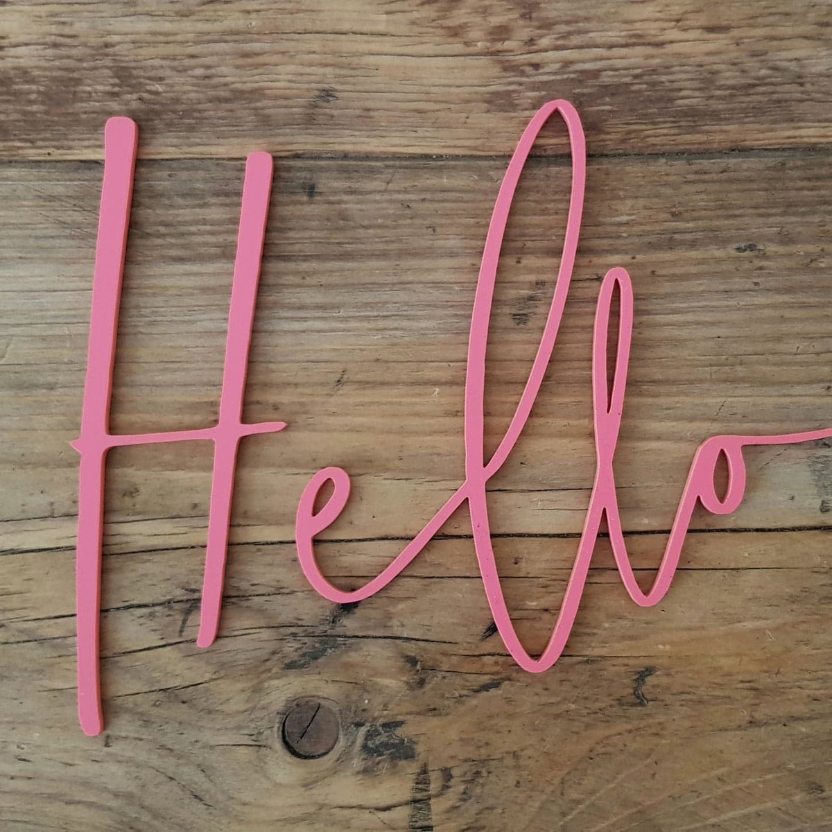 Mini Hello Wall Sign – The Little Hippo Co